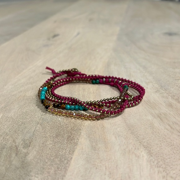 Chloe + Isabel | Jewelry | Chloe Isabel Wrap Bracelet Pinkantiqued Gold ...